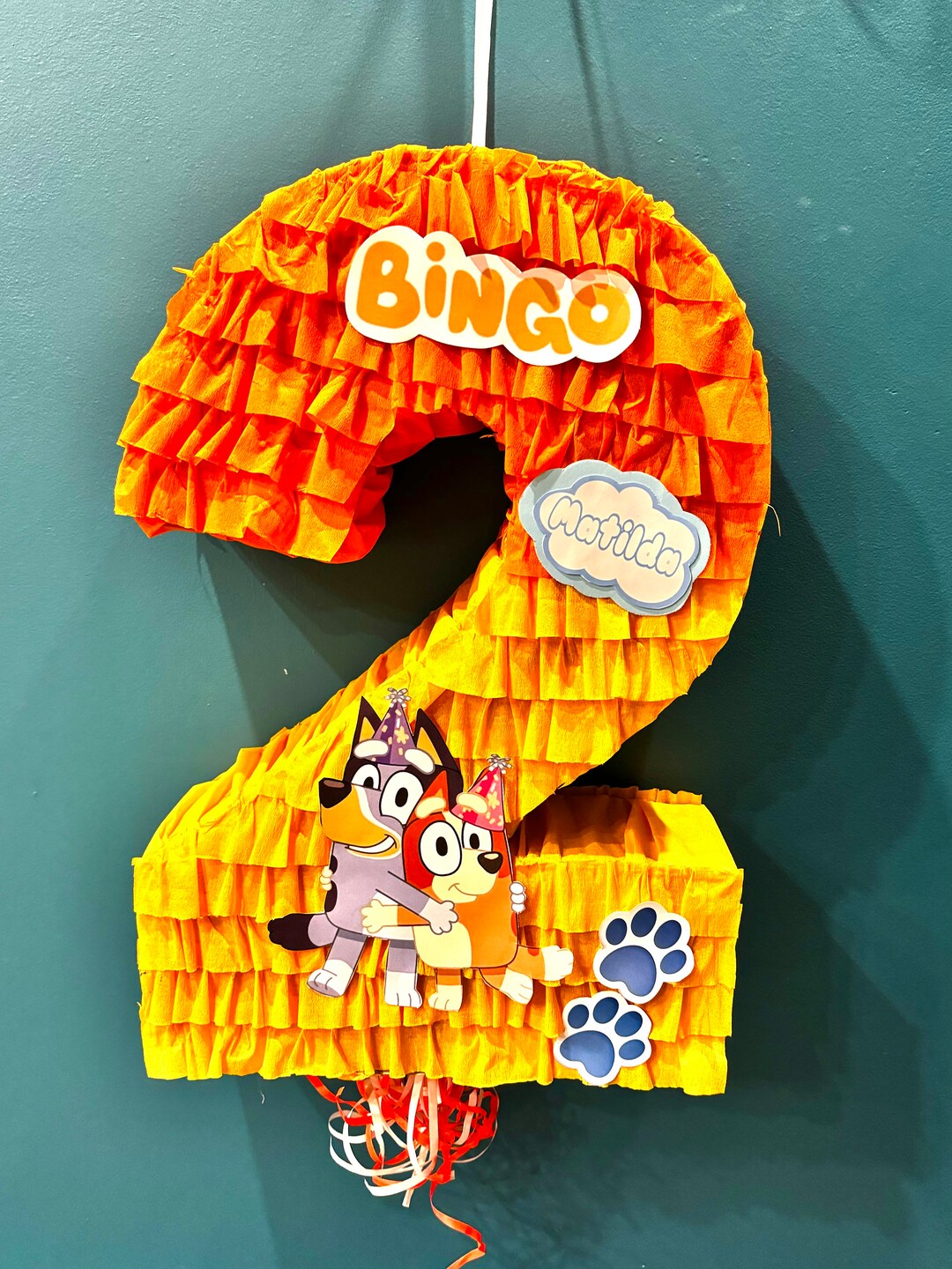 Bingo Themed Pinata - Etsy