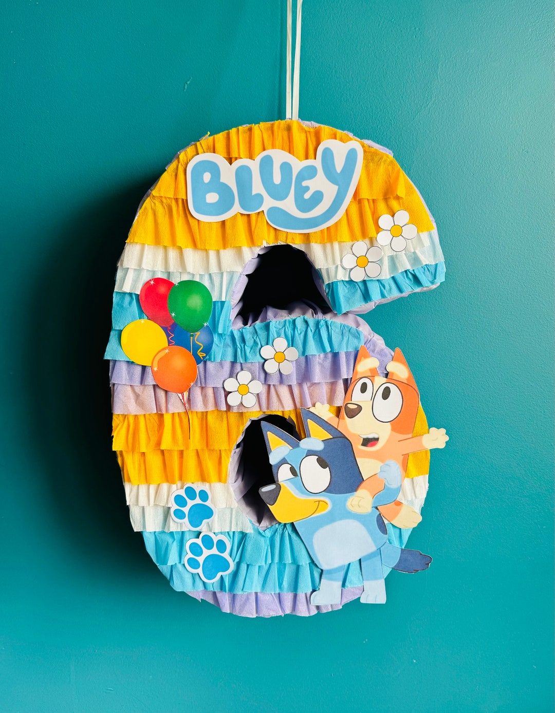 Bluey Inspired Pinata - Etsy