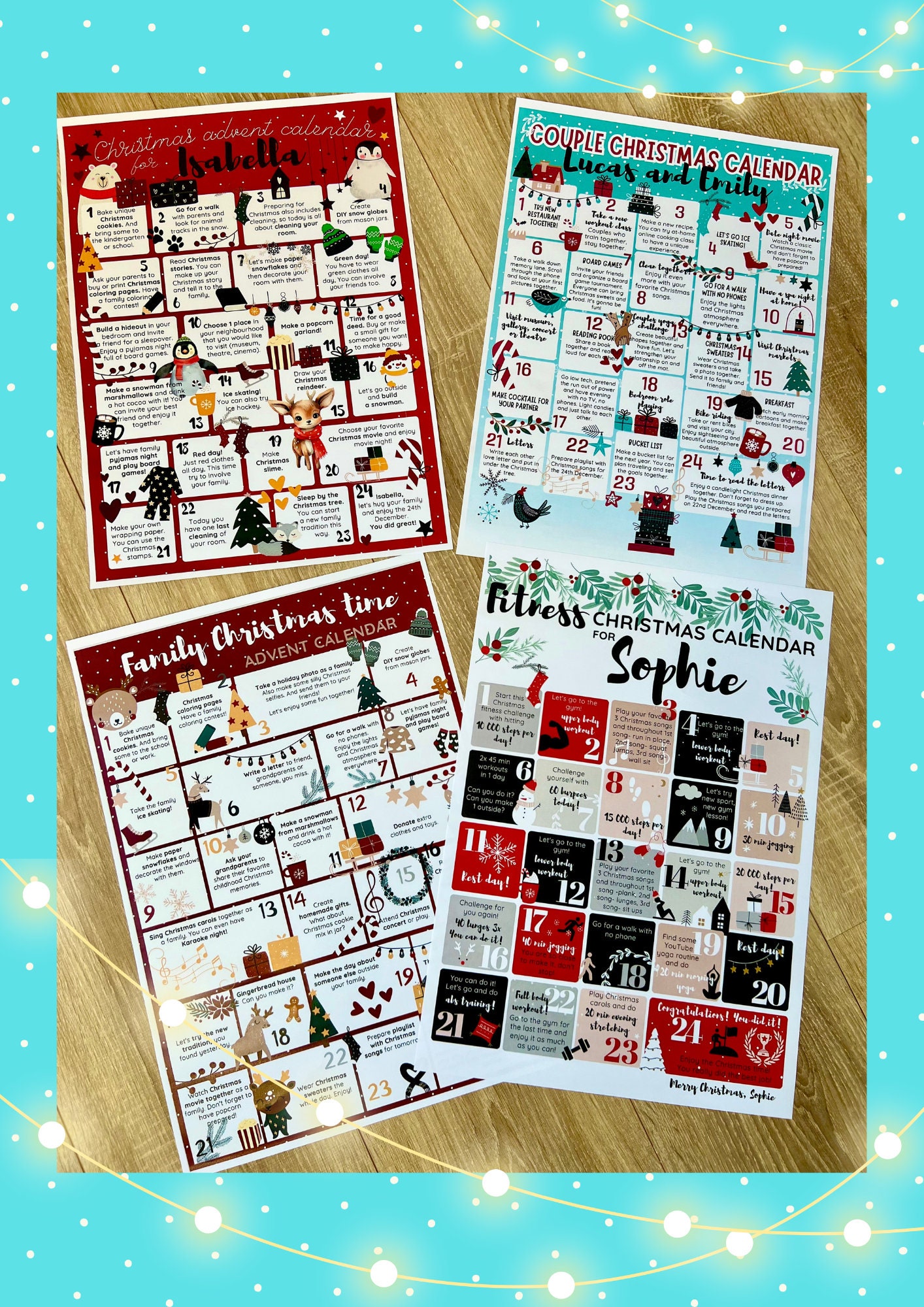 Christmas Advent Calendar, Kids Activities, Children Time, Christmas ...