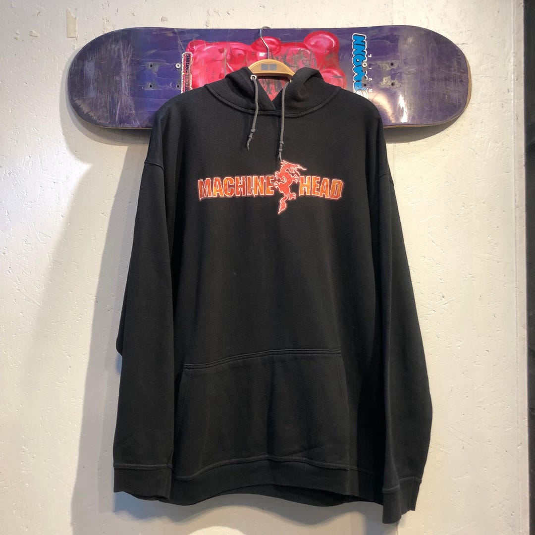Vintage Machine Head Supercharger Hoodie - XL Black Heavy Metal Band ...