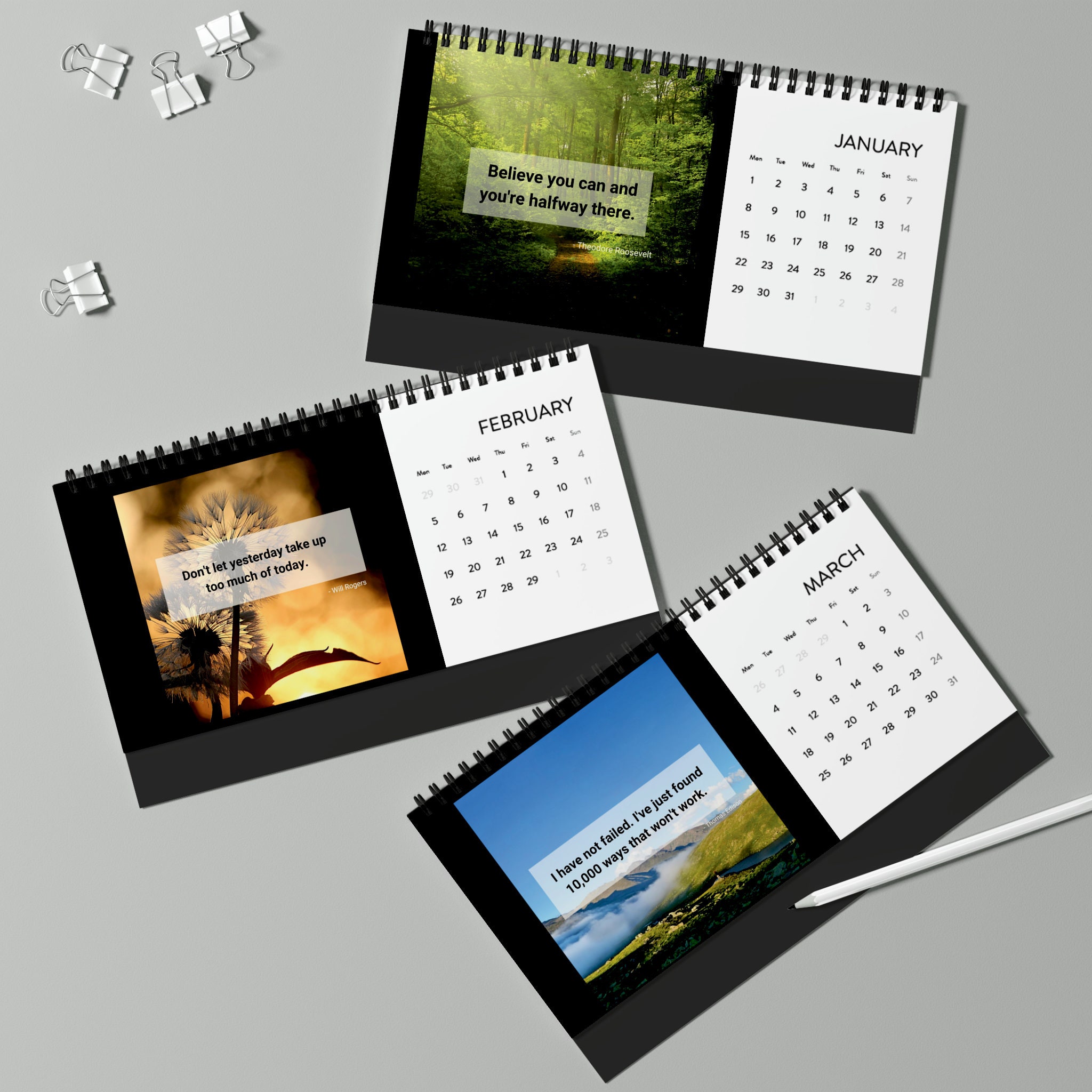 Simplex Desk Calendar 2024 Motivational Desk Calendar sold by Blythe Prophetic | SKU 3970889 ...