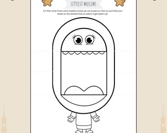 Ramadan Themed Printable Activity - BOY Healthy Iftar, Ramadan ...