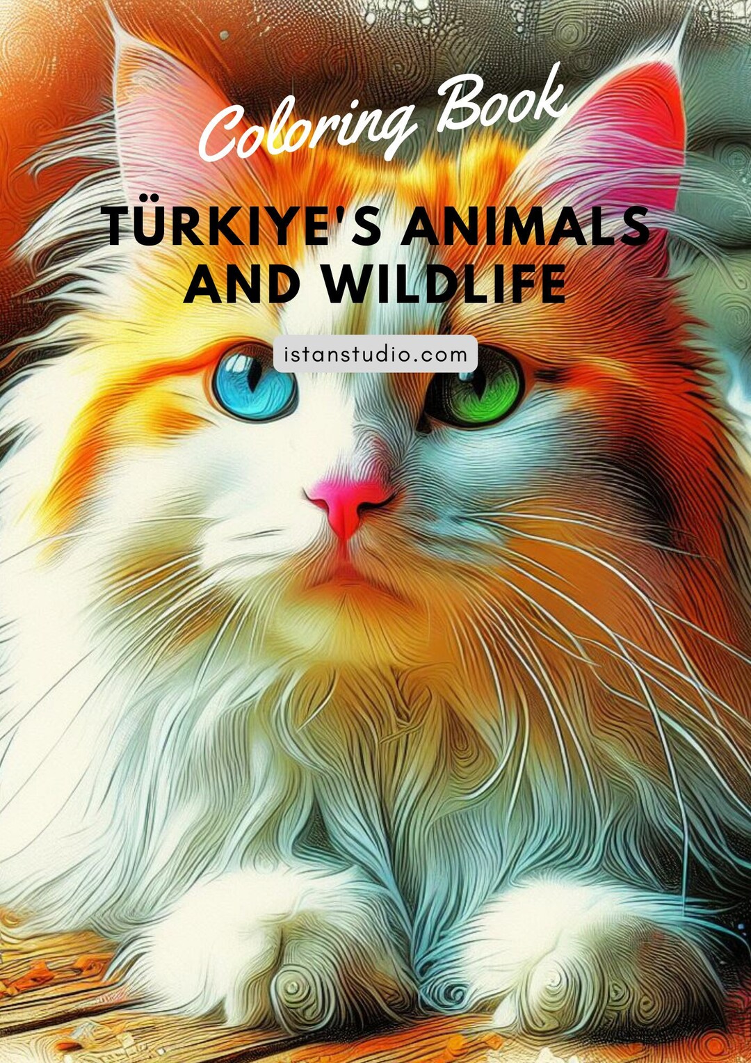 Turkiyes Cultural Symbols Coloring Book, Printable PDF, Antalya ...