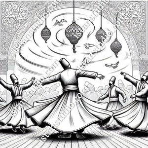 Turkiyes Cultural Symbols Coloring Book, Printable PDF, Antalya ...