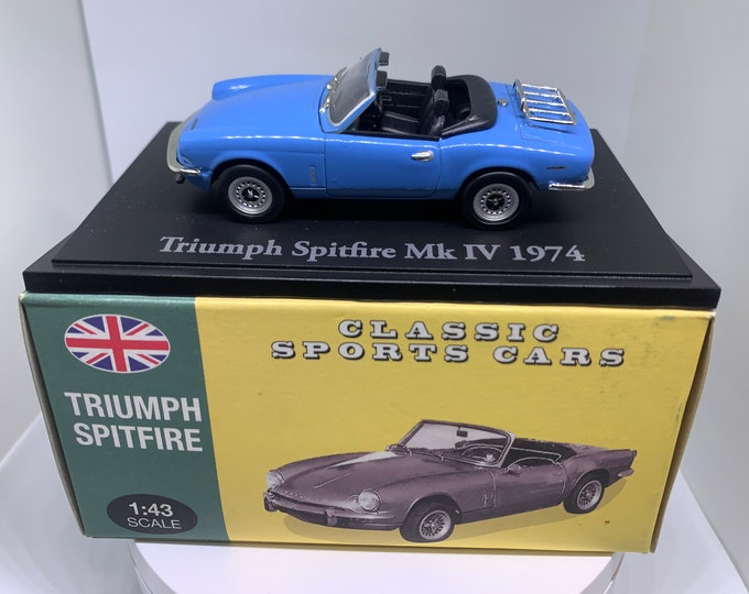 TRIUMPH Spitfire 1:43 Scale Model by Atlas Editions, Birthday of ...