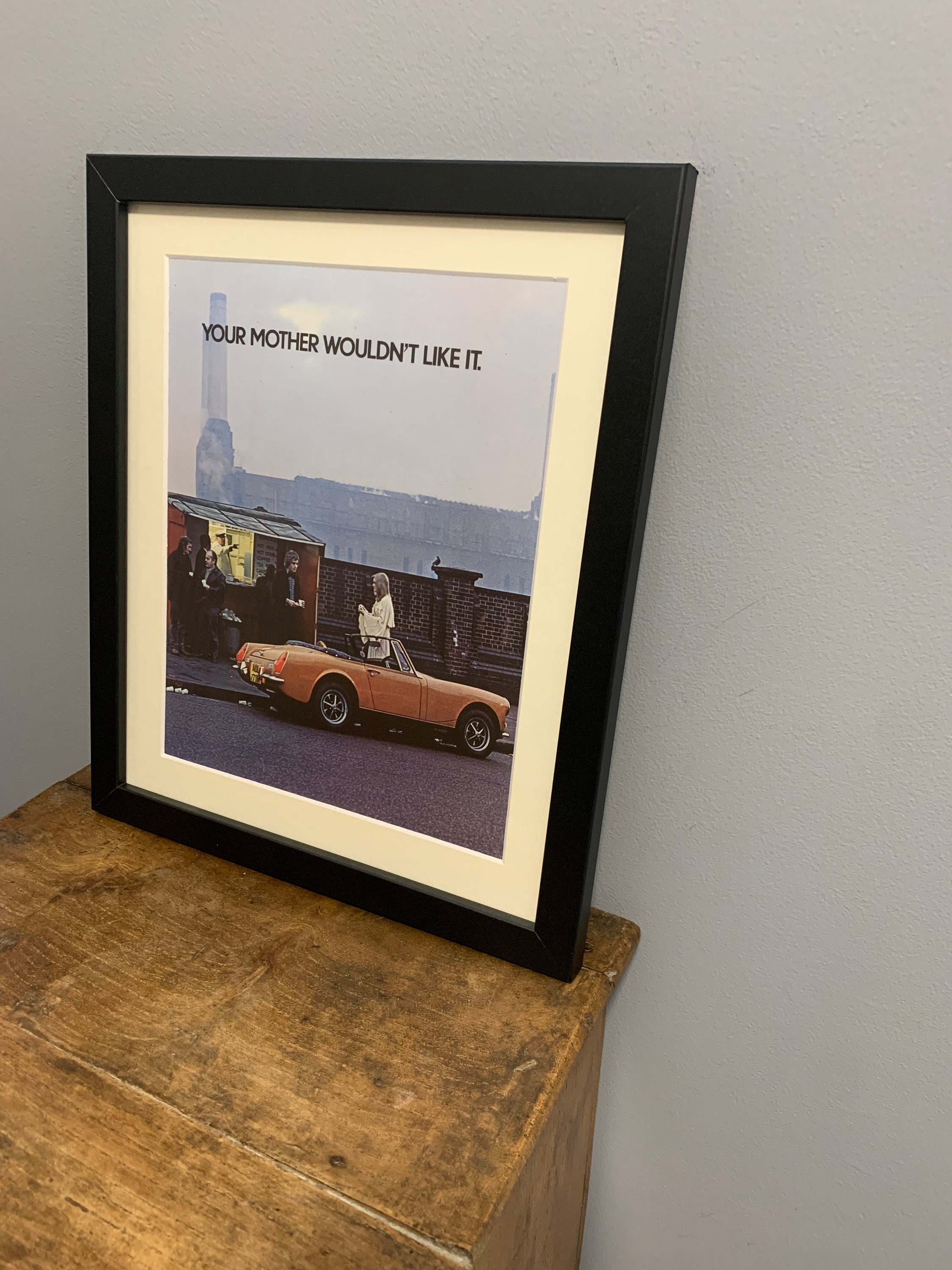 MG MIDGET 1973 Original Framed Advertising Wall Art Print Poster ...