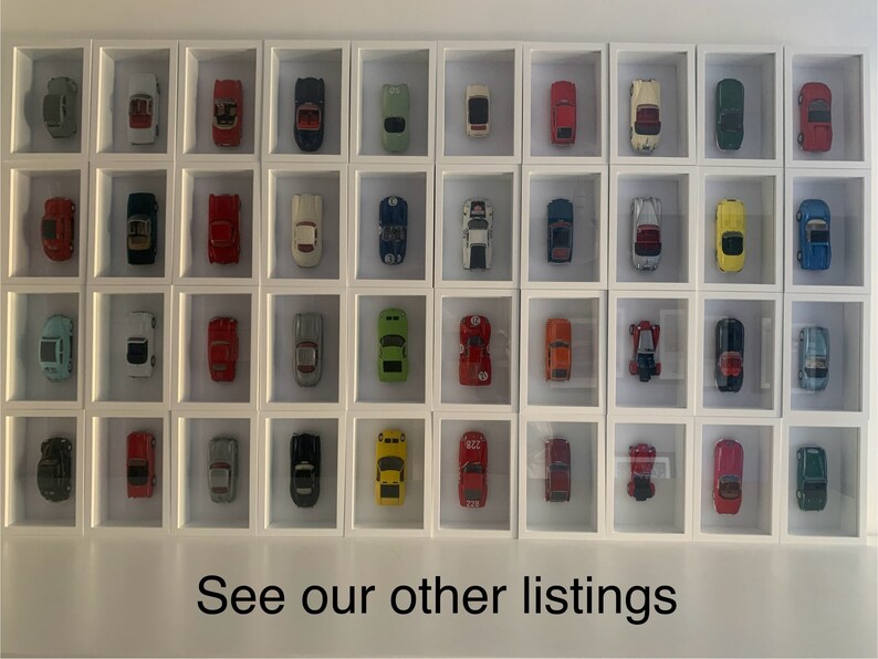 Lotus Seven Set of 3 X Framed 1:34 Scale Models, Birthday Gift for ...