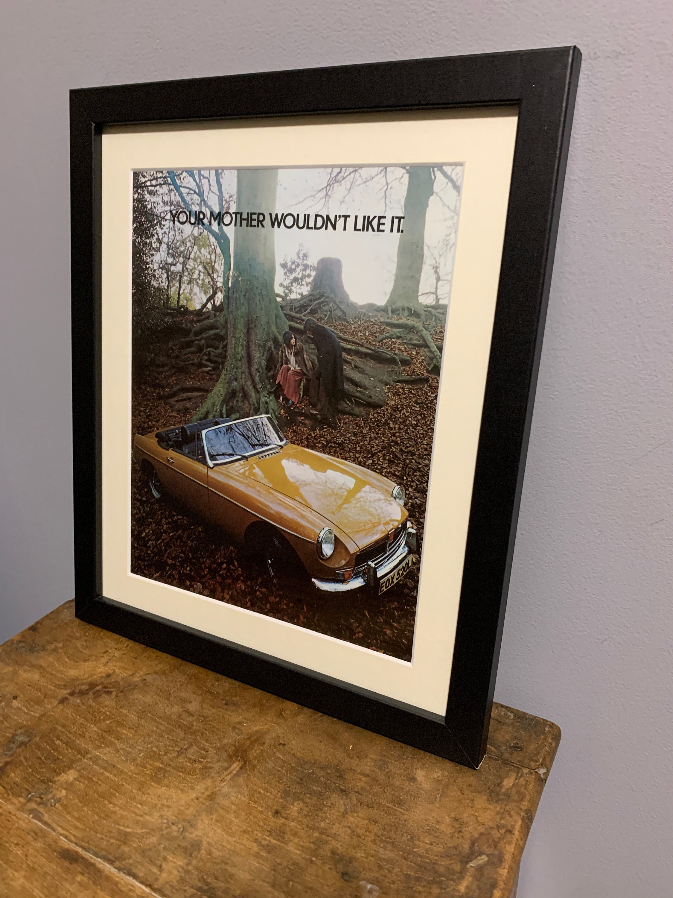 MGB 1971 Framed Original Advertising Wall Art Print, Christmas or ...