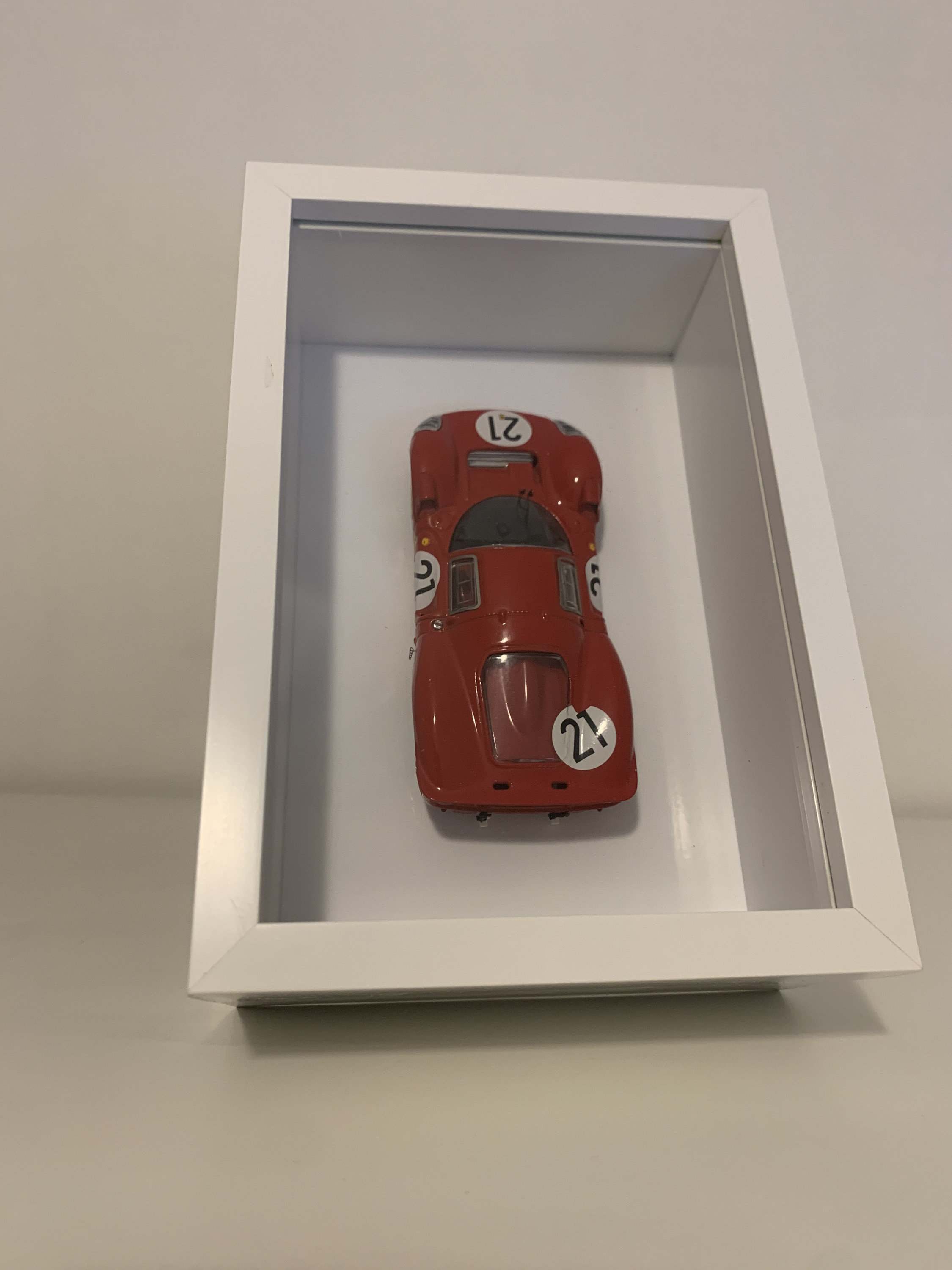 FERRARI 330 P4 1967 Model Car Highly Collectible Framed 1:43 Scale Car ...