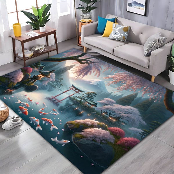 Japanese Garden Rug - Etsy