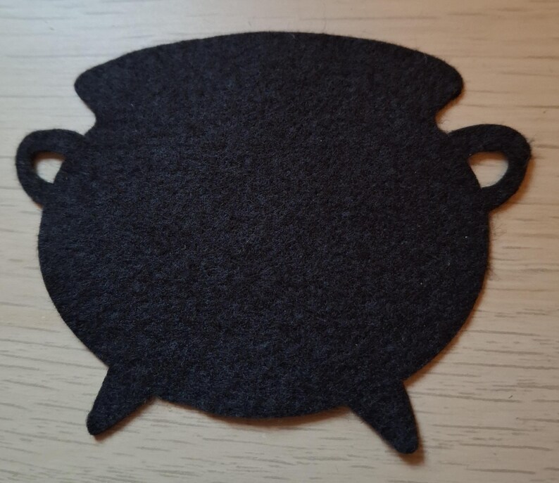 Felt Black Cauldron Cut Out X 10 - Etsy Australia