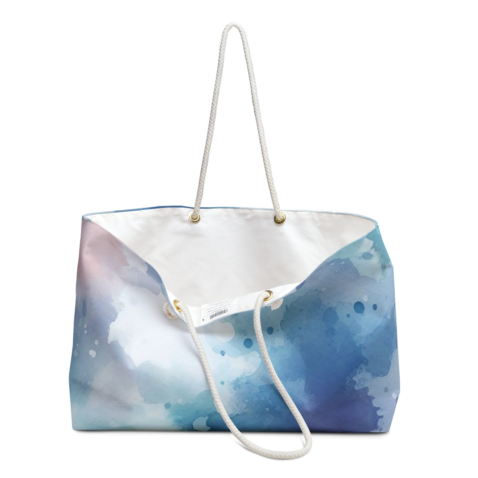 Watercolor Splashes 1 Oversized Beach Bag, Family Cruise Vacation Boat ...