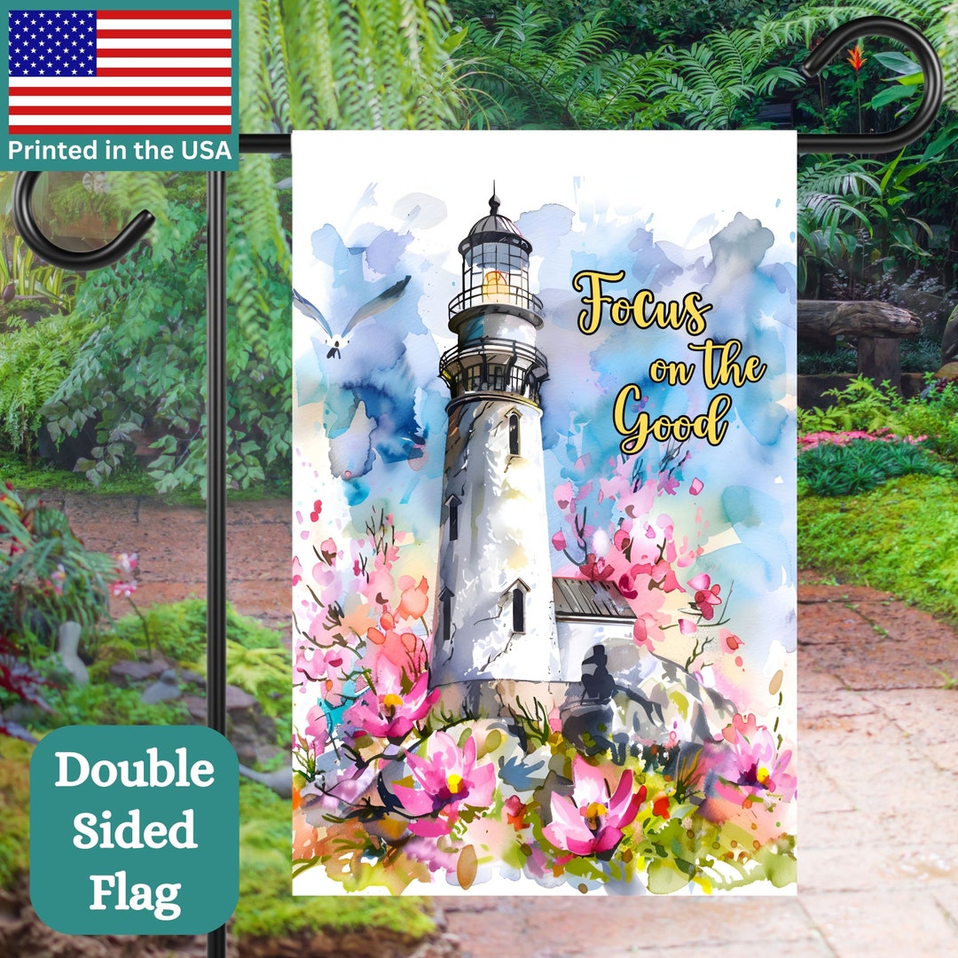 Focus on the Good Lighthouse Garden Lawn Flag Mother's Day Gift for Mom ...