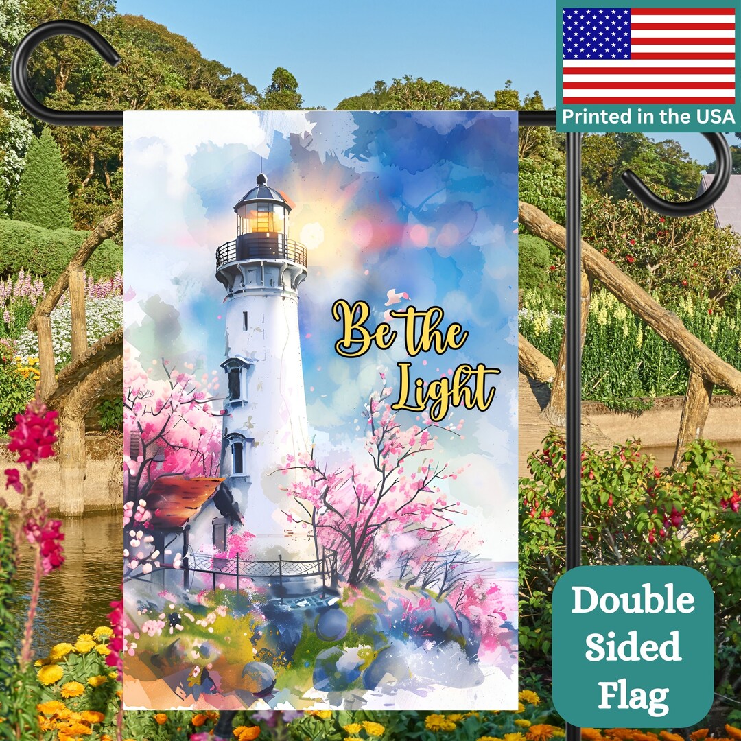 Be the Light Lighthouse Garden Lawn Flag Mother's Day Gift for Mom Mama ...