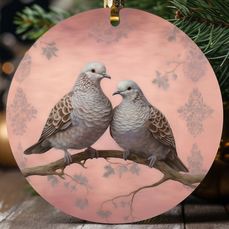 Turtle Dove Ornament - Etsy
