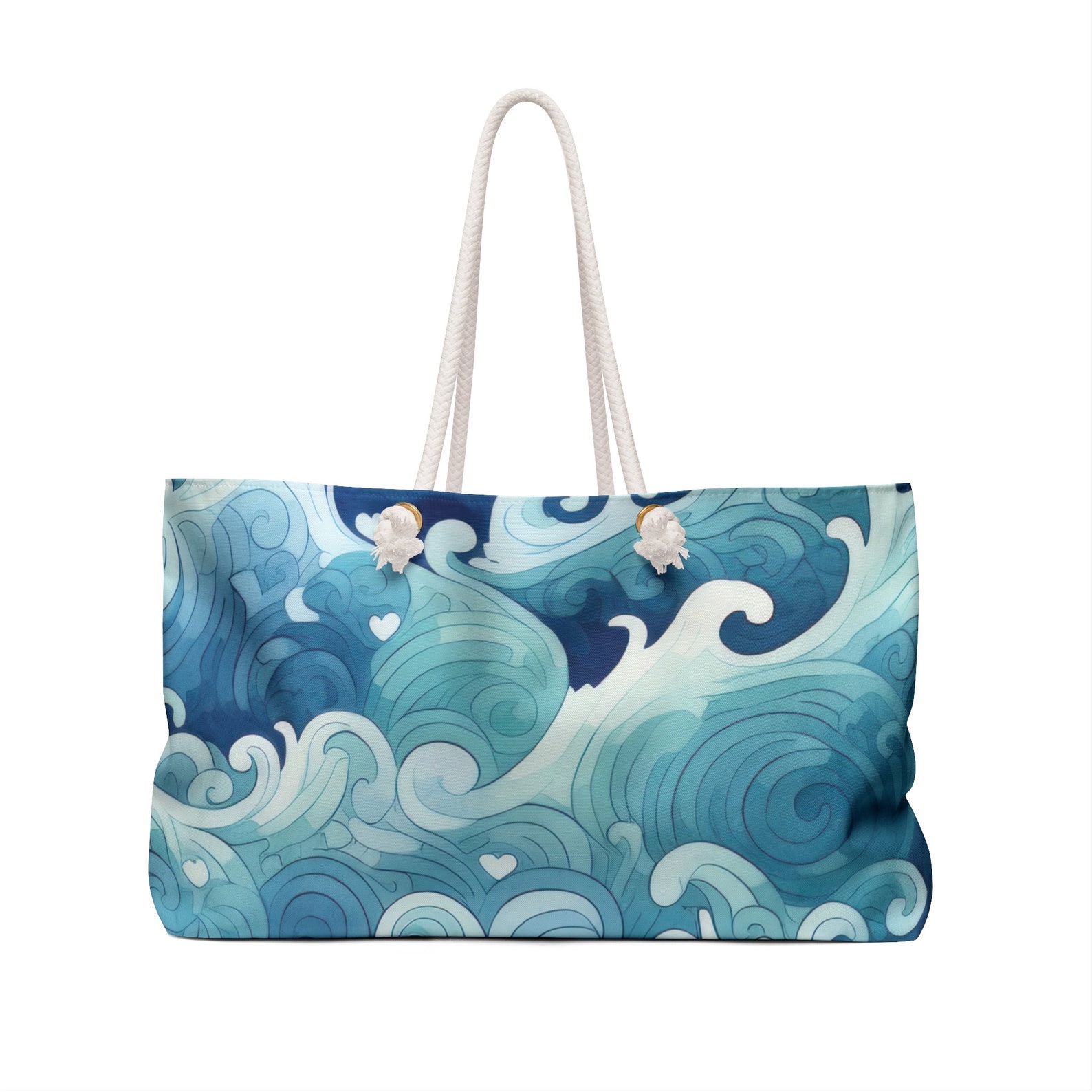 Ocean Waves 2 Oversized Beach Bag, Family Cruise Vacation Boat Pool ...