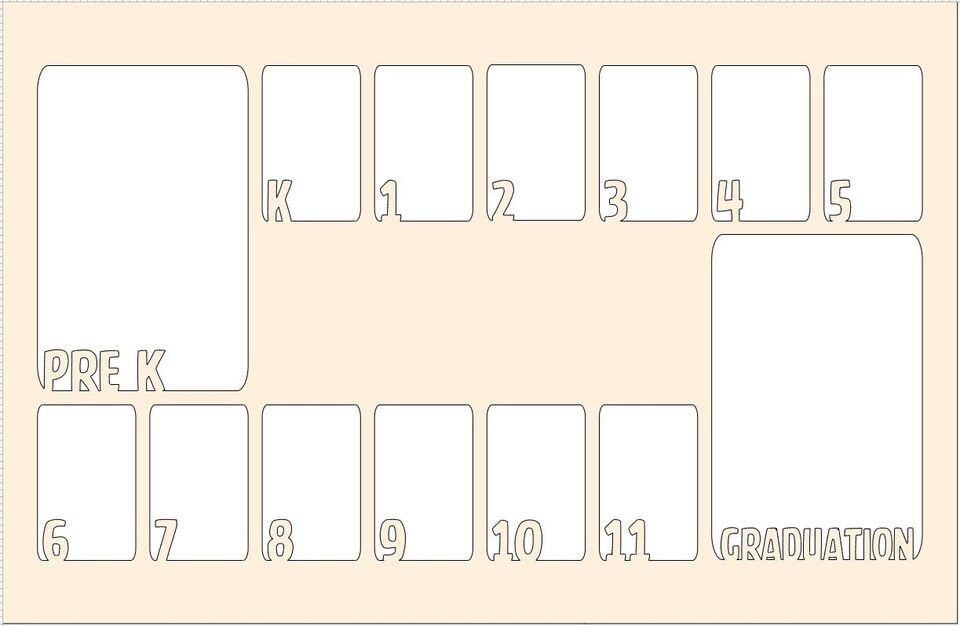 Custom School Years Photo Frame - Etsy