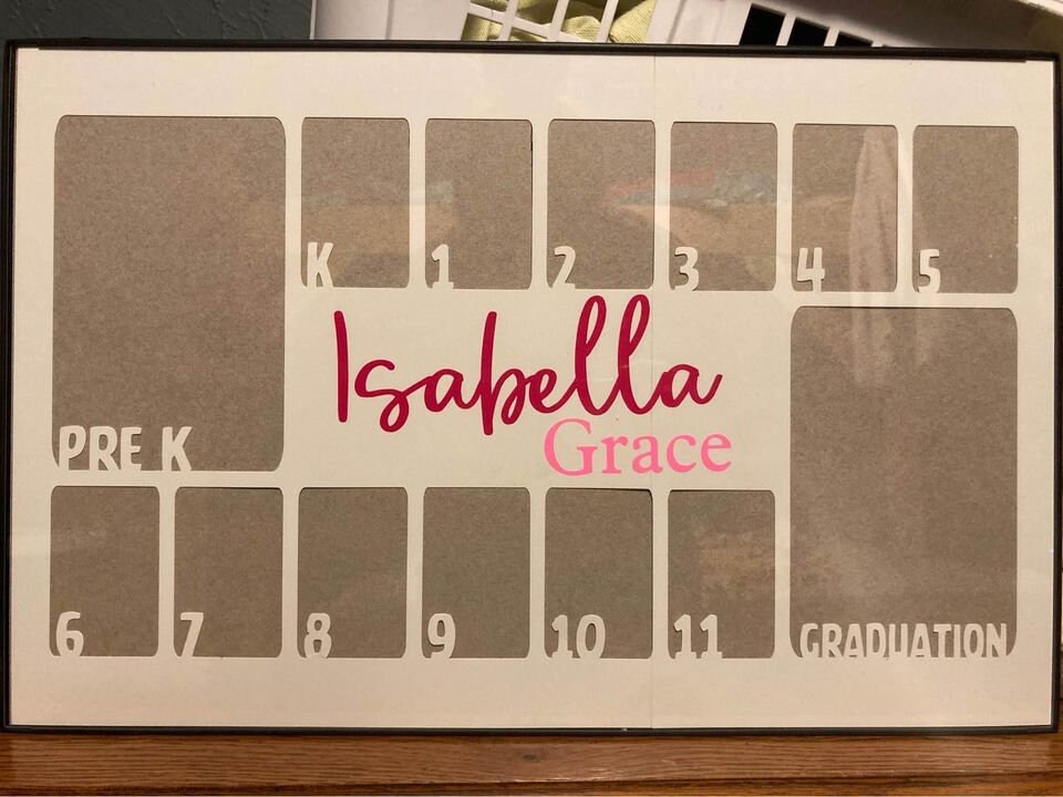 Custom School Years Photo Frame - Etsy