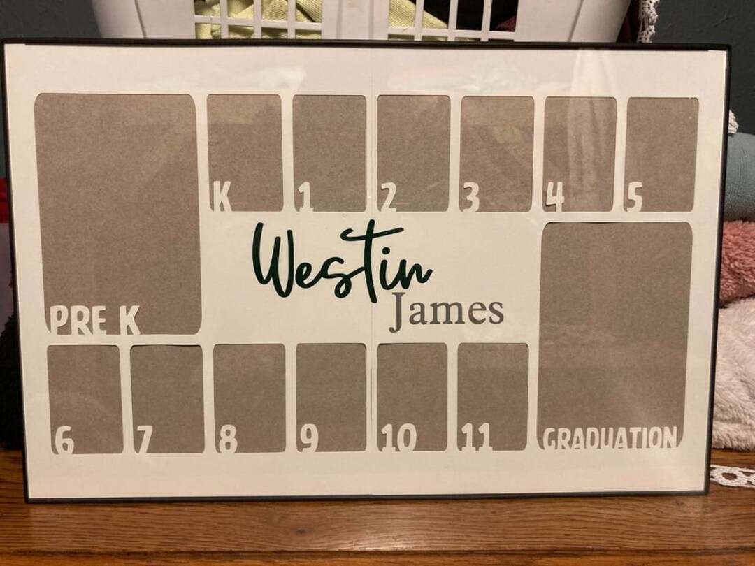 Custom School Years Photo Frame - Etsy