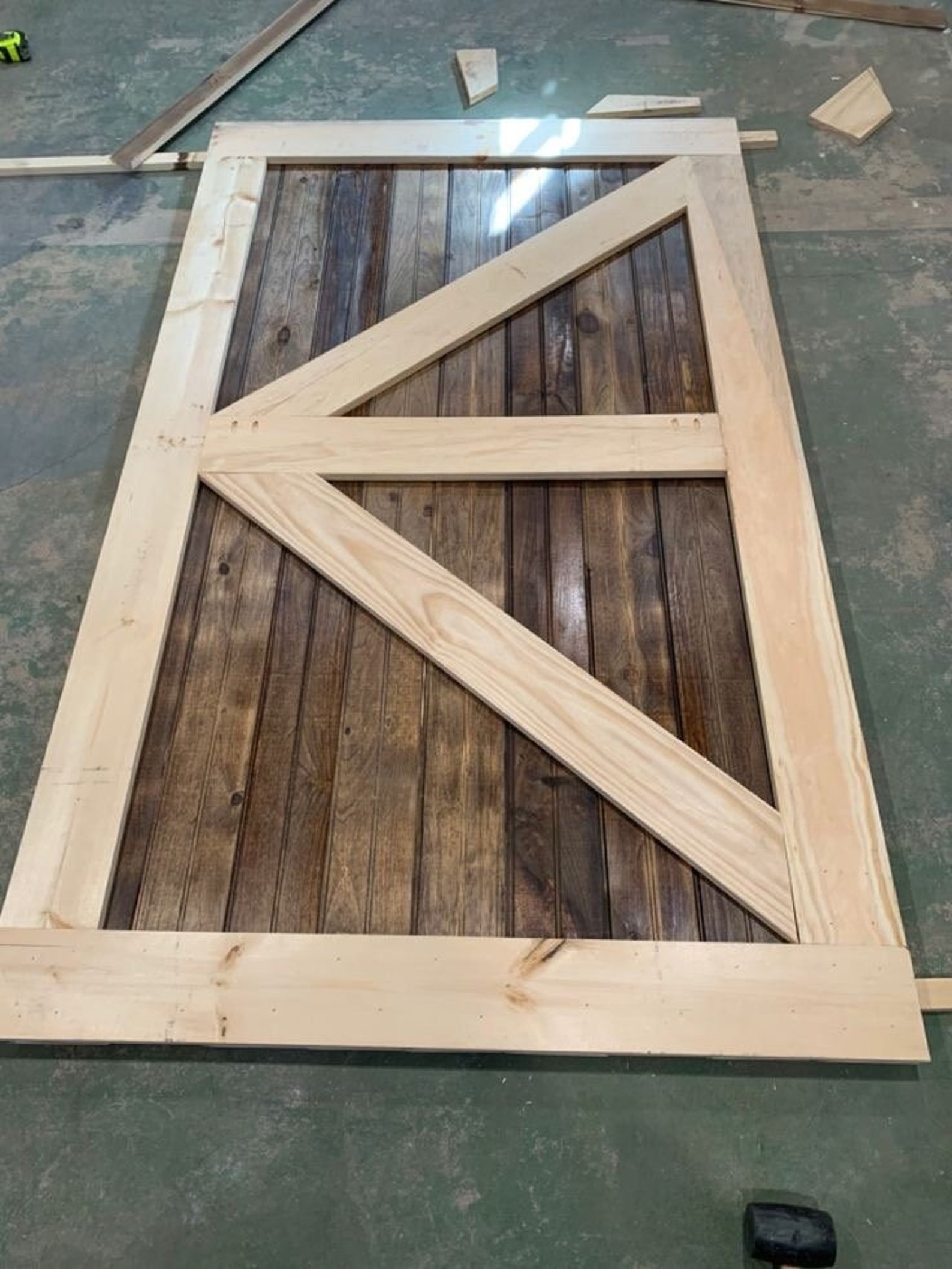 Barn Wood Sliding Doors; Dark Walnut Stain Finished. Get Yours ...