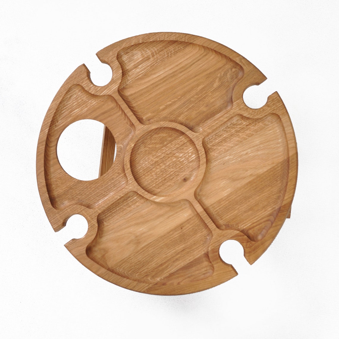 Folding Wine Table, Wooden Portable Table, Folding Bed Tray, Picnic ...