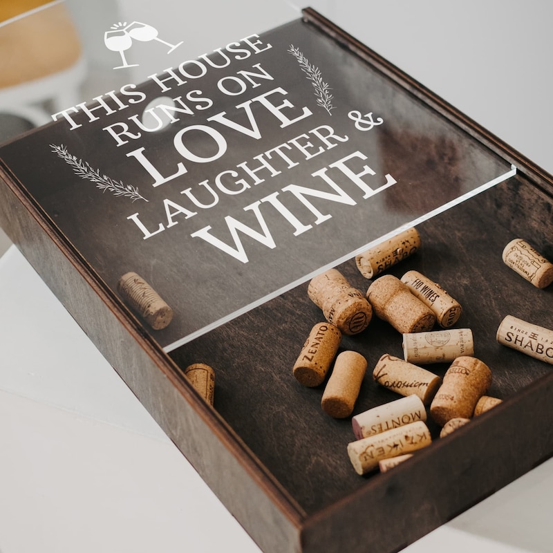 Custom Wine Cork Collector - Etsy