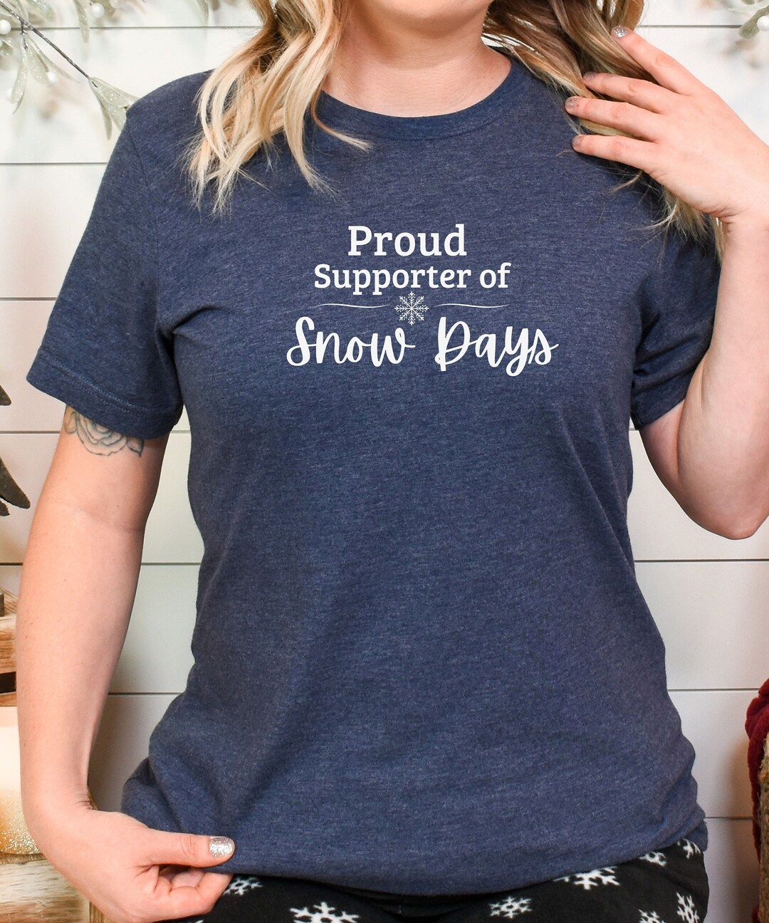 Proud Supporter of Snow Days T Shirt, Teacher Gift, Teenager Gift ...
