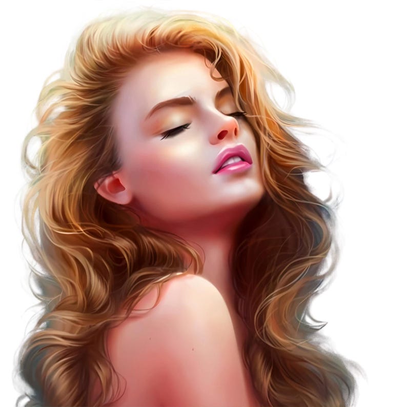Digital Glam Girl Printable Design for Apparel, Home Decor and Gifts ...