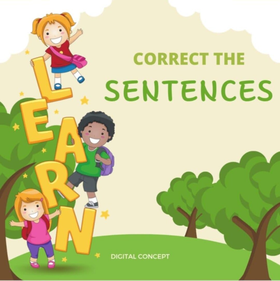 Correct the Sentences, Printable Sentence Writing Workbook ...