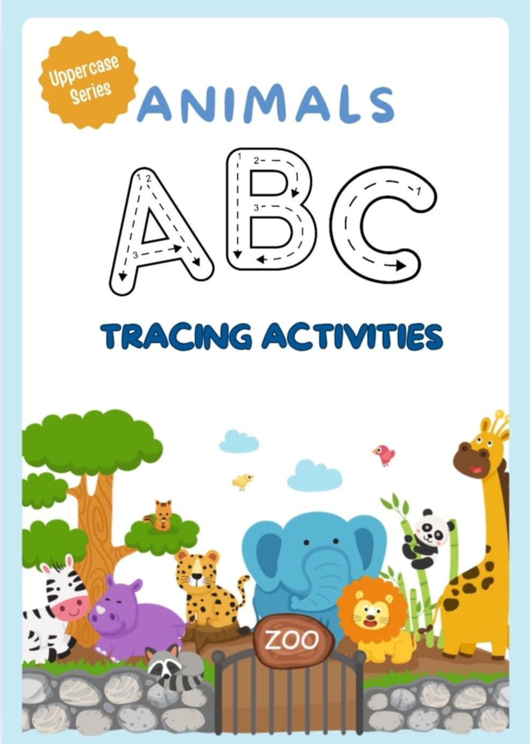A to Z Animal Tracing Activities, Customizable, Printable PDF Format ...