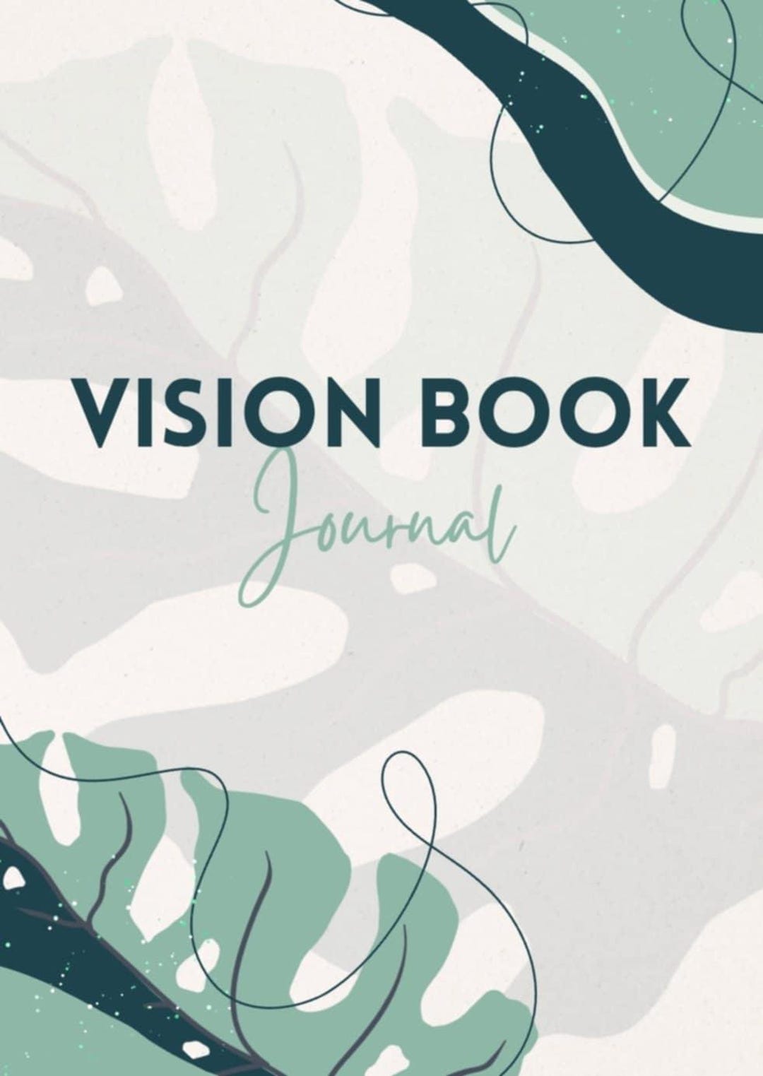 Vision Book Journal, Customizable, PDF Format, Instant Download ...