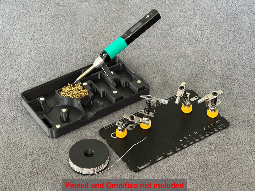 Workstation Case for Pinecil Soldering Iron & Omnifixo Helping Hands - Etsy