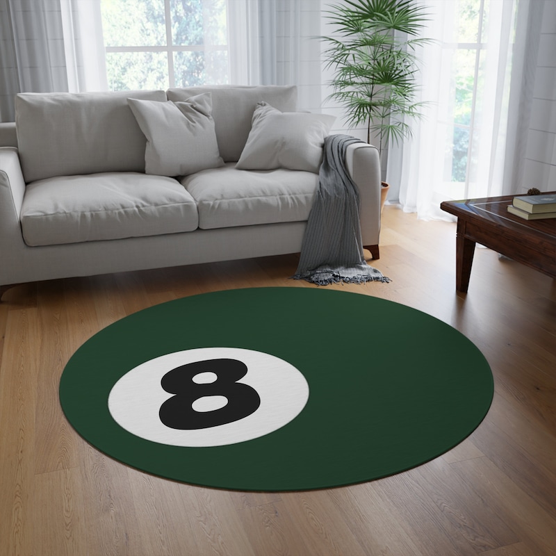 8ball Rug - Etsy UK