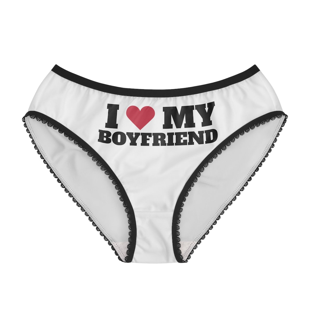 I Heart My Boyfriend Women's Briefs - Etsy