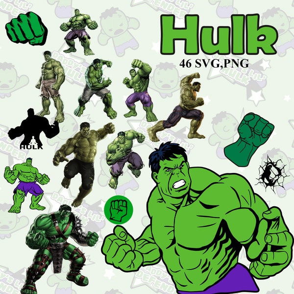 Hulk Svg - Etsy