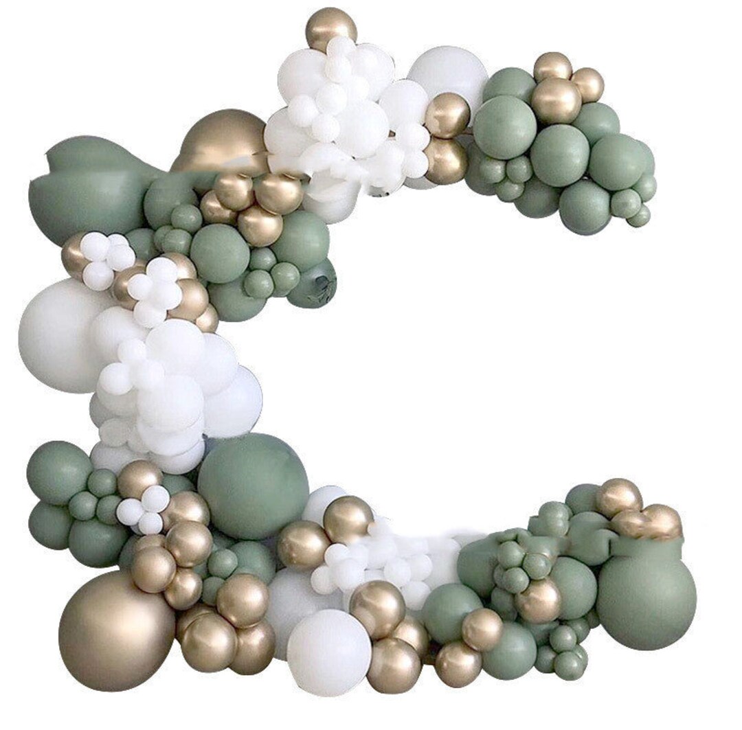 New Retro Green Platinum Balloon Package Wedding Balloon Package ...