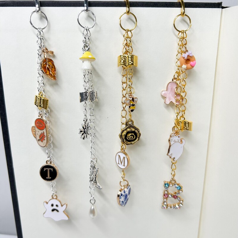 Clear Bookmark With Charm - Etsy