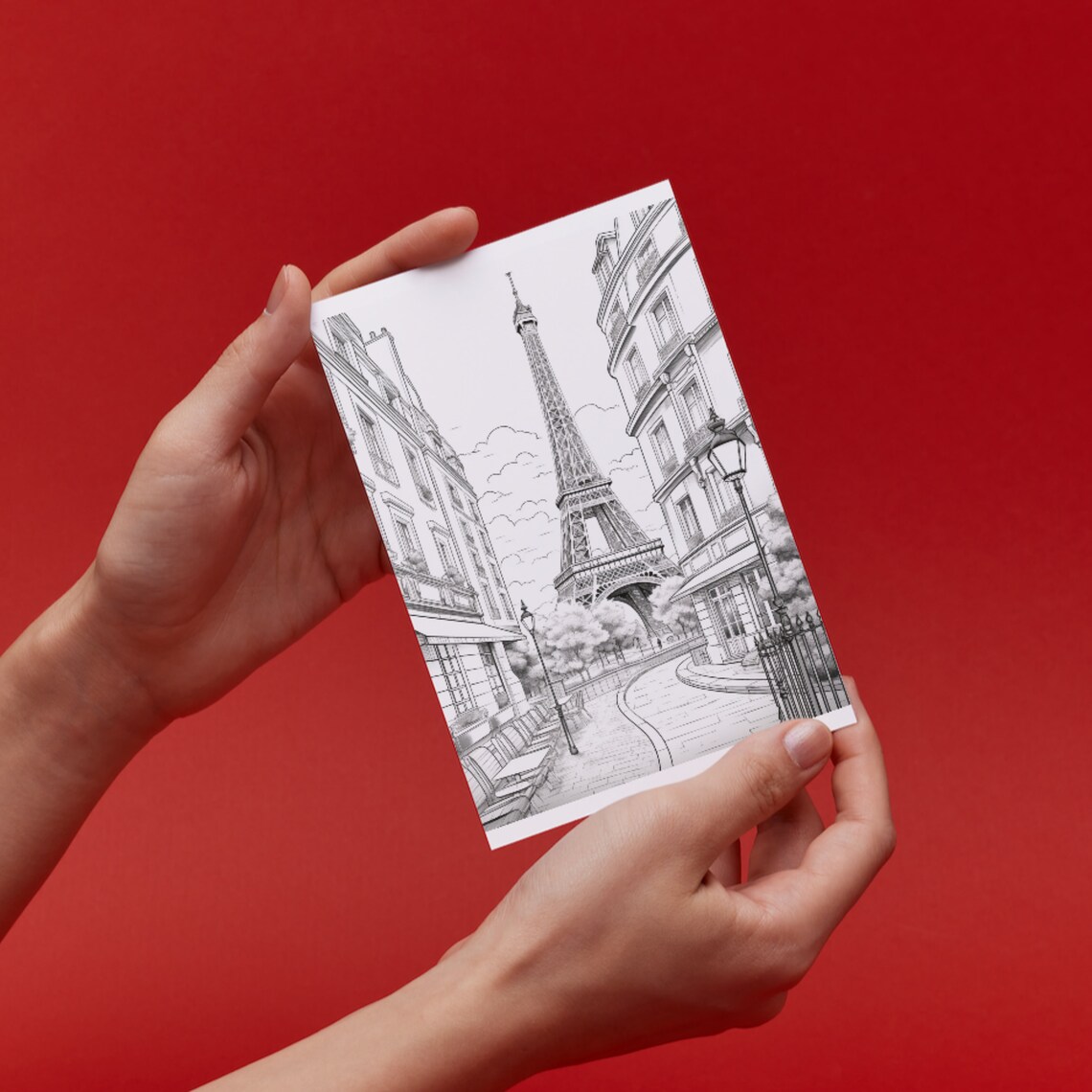 25 Grayscale City Coloring Book | Printable Adult Coloring Pages ...