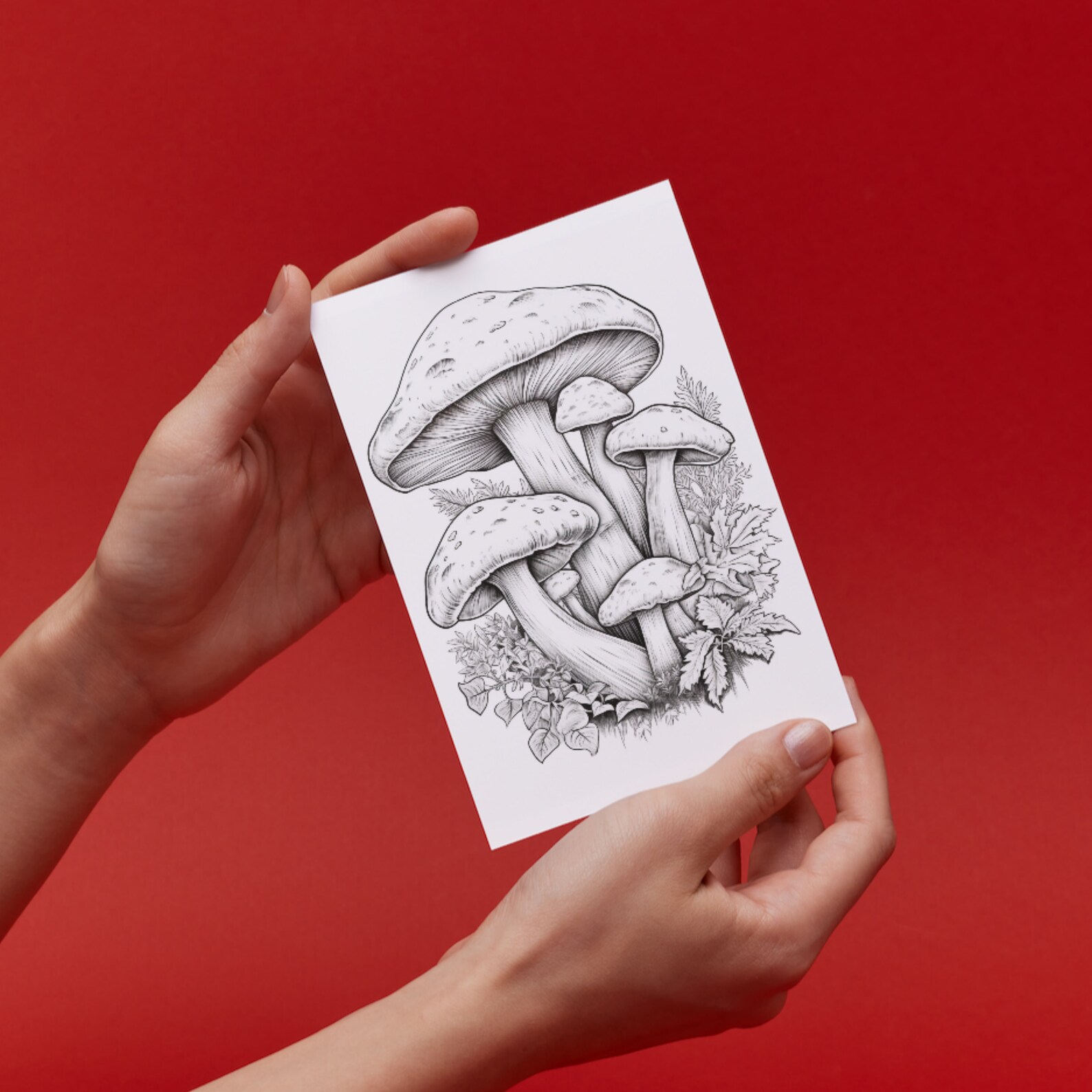 12 Grayscale Vegetable Coloring Book | Printable Adult Coloring Pages ...