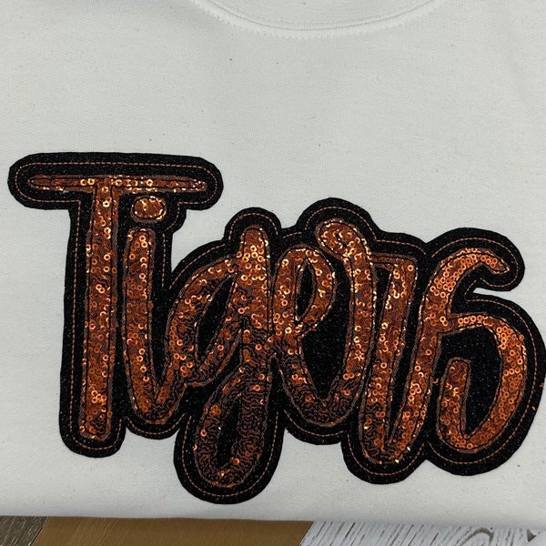 Sequin Tiger Shirt - Etsy