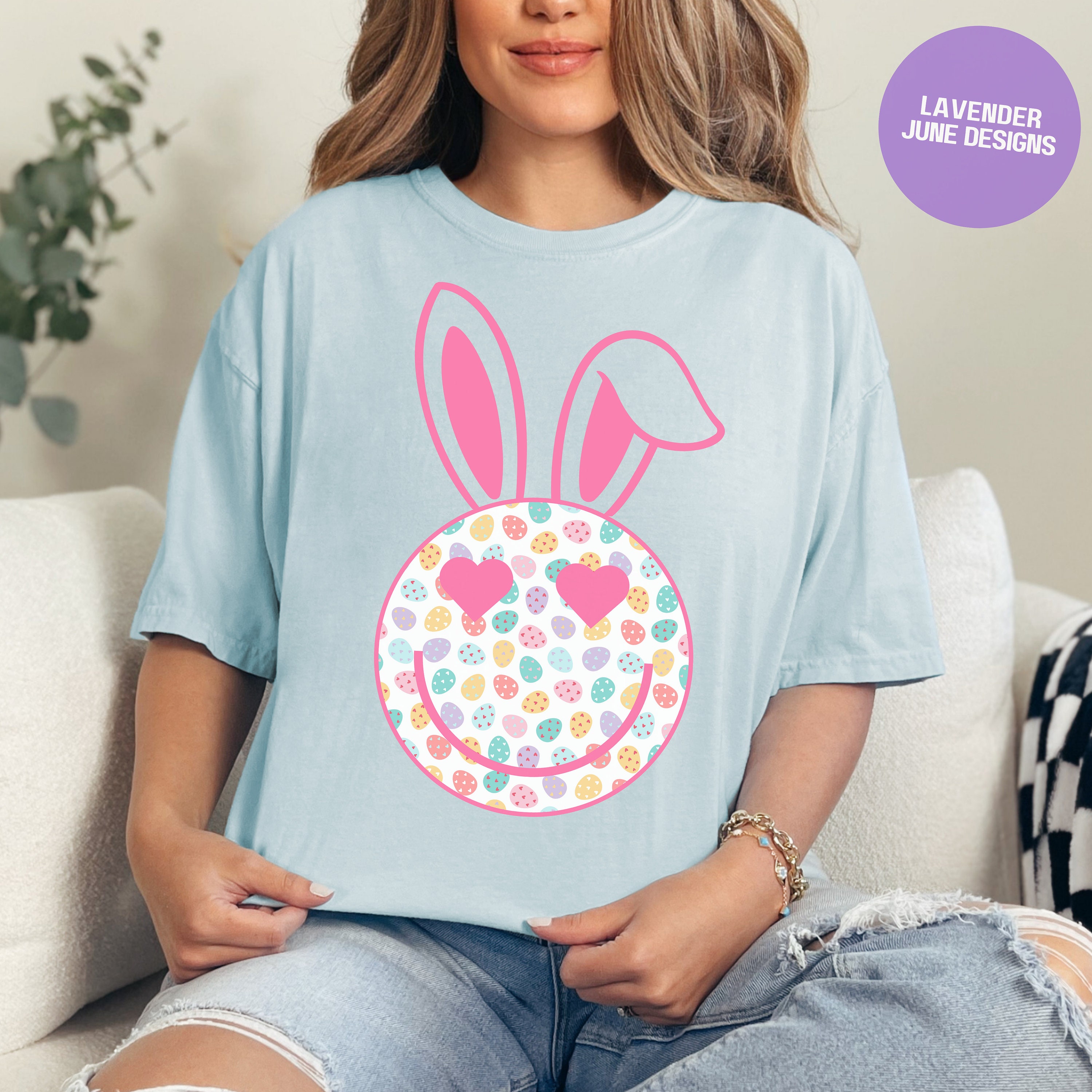 Easter Smiley Face PNG, Easter Smiley Bunny Face PNG, Happy Easter PNG ...