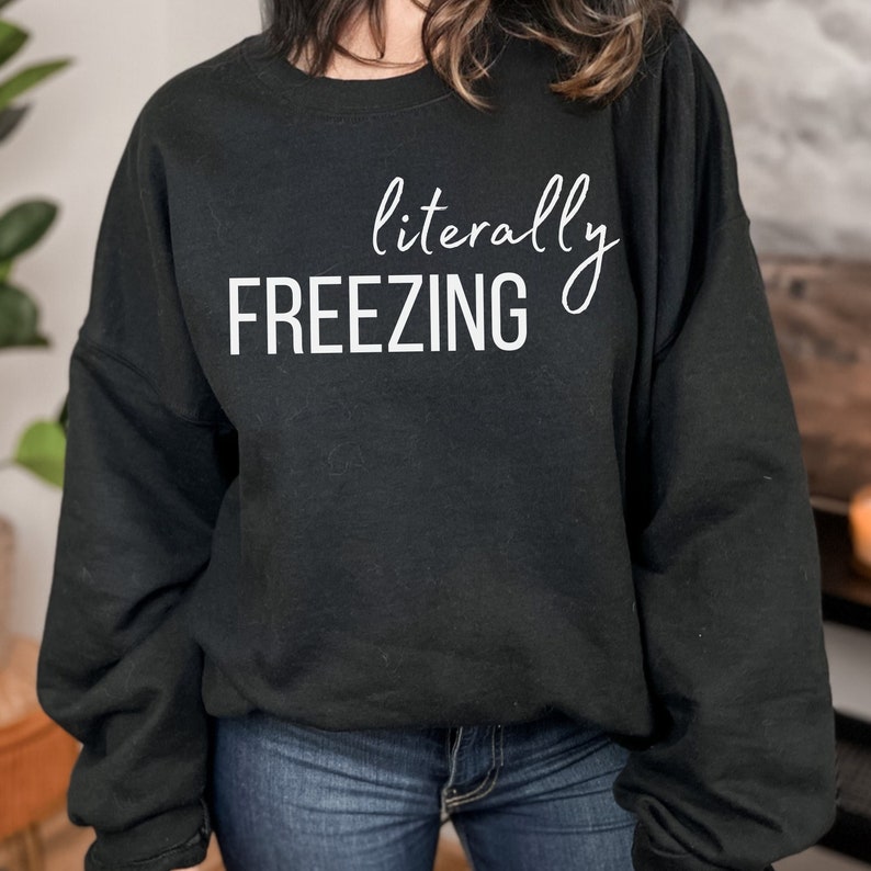 Literally Freezing PNG - Etsy