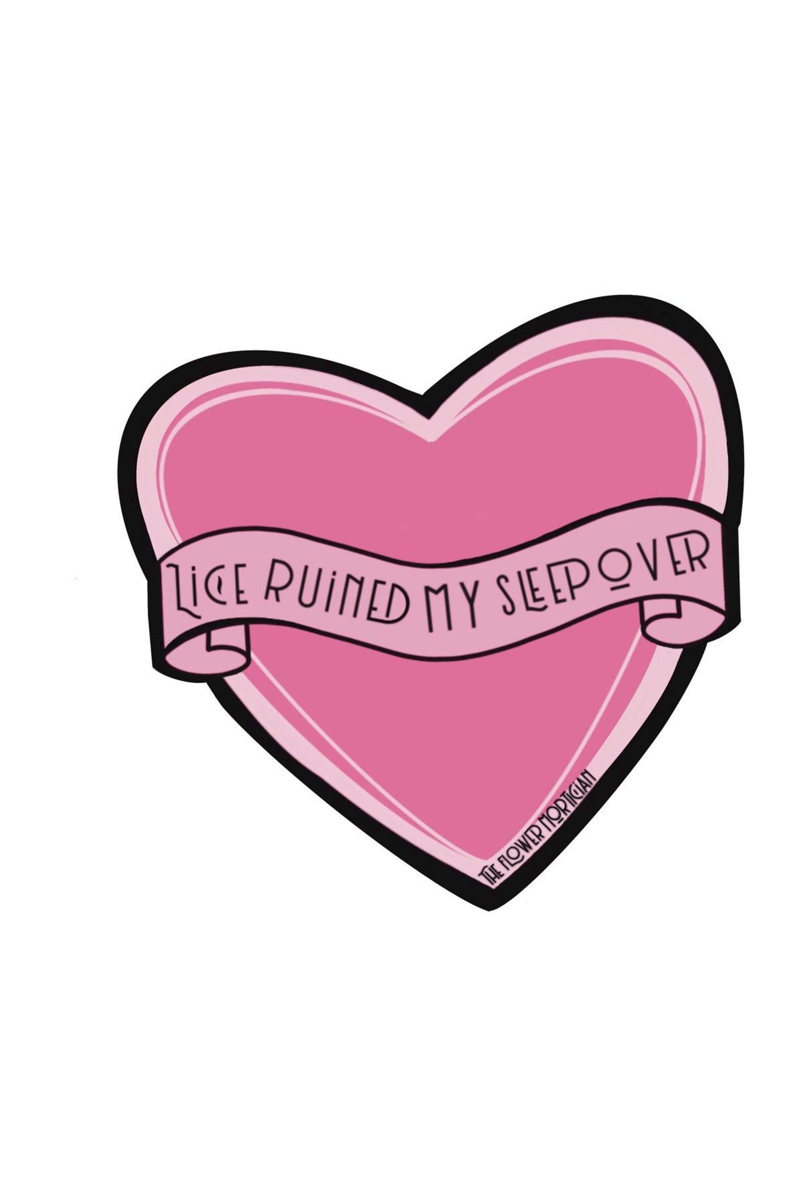 Lice Ruined My Sleepover Sticker - Etsy
