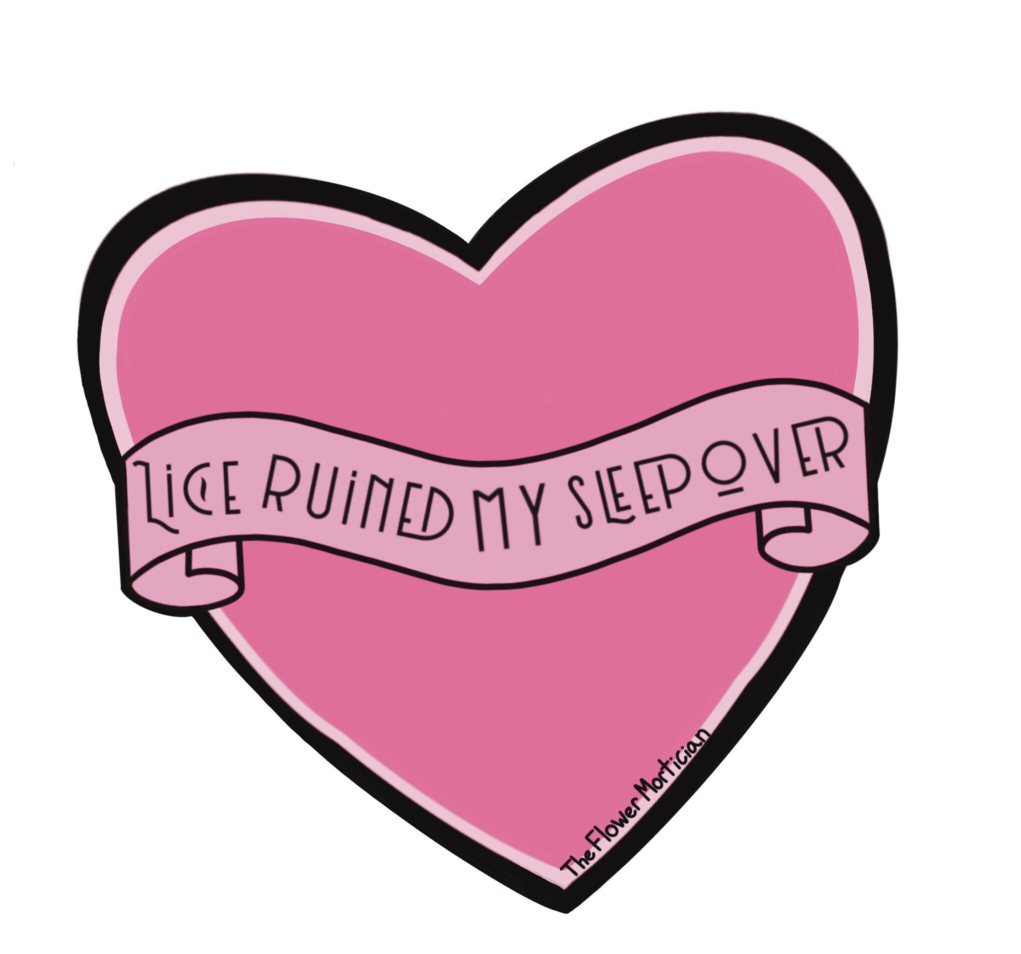 Lice Ruined My Sleepover Sticker - Etsy