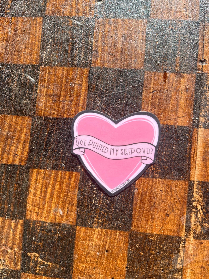 Lice Ruined My Sleepover Sticker - Etsy