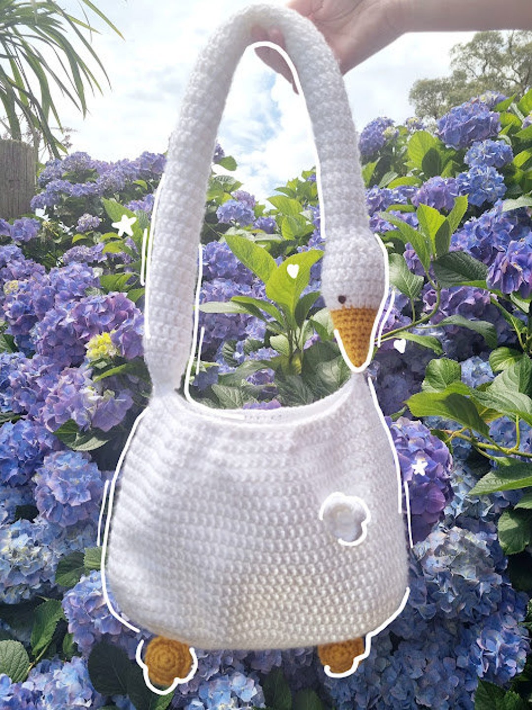 Goose Tote Bag Crochet DIGITAL PATTERN - Etsy