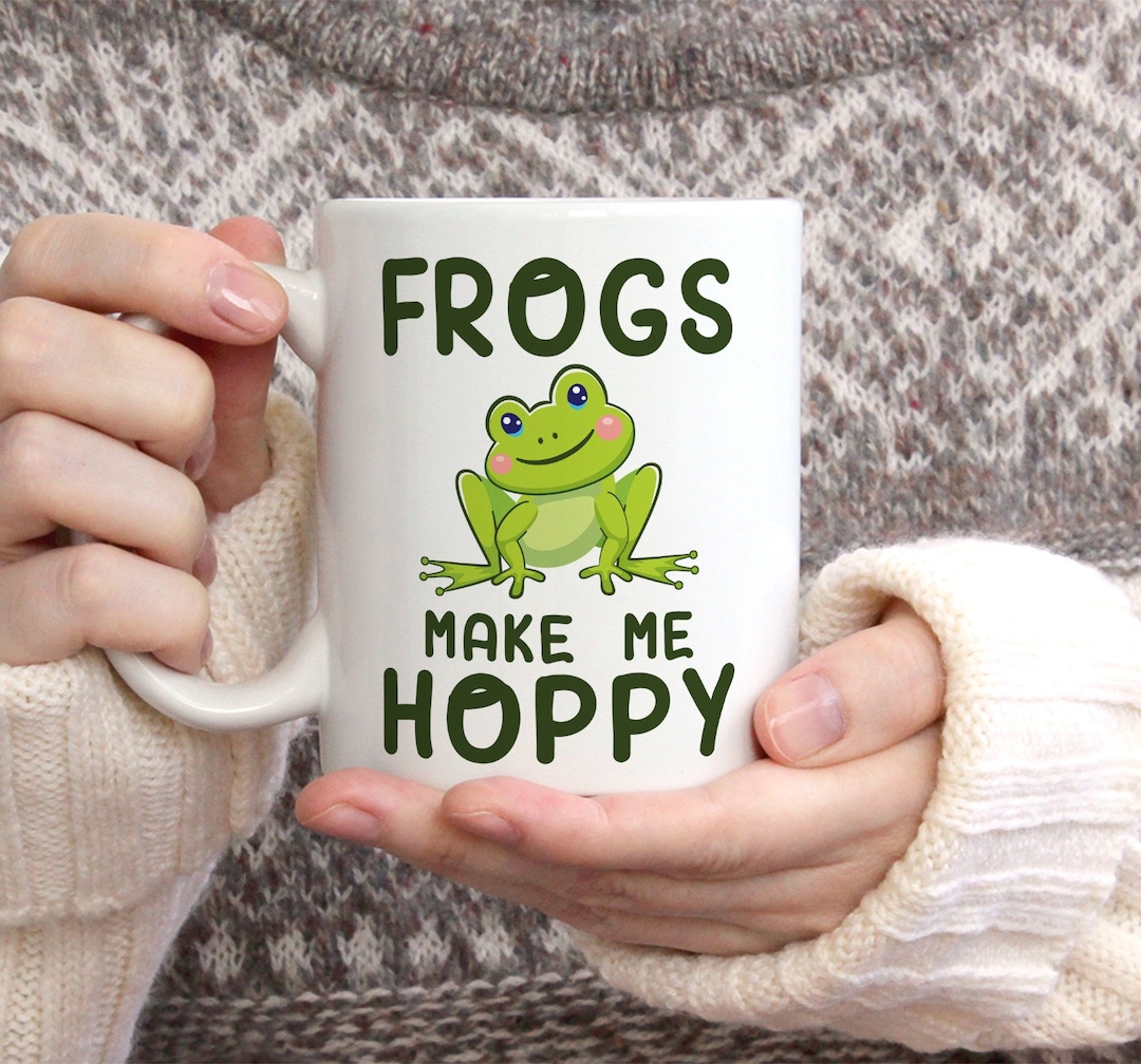 Frog Mug, Frog Lover Gift, Frog Coffee Cup, Funny Frog Mug, Frog Hunter ...