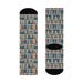 Bookshelf Crew Socks for Book Lovers, Perfect for the Readers in Your ...