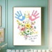 New! Mothers's Day Craft Handprint Art | Birthday Activity Floral ...