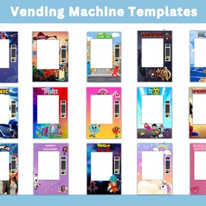 EASTER Vending Machine Template | Canva Editable 16X20 BUNDLE | 14 ...